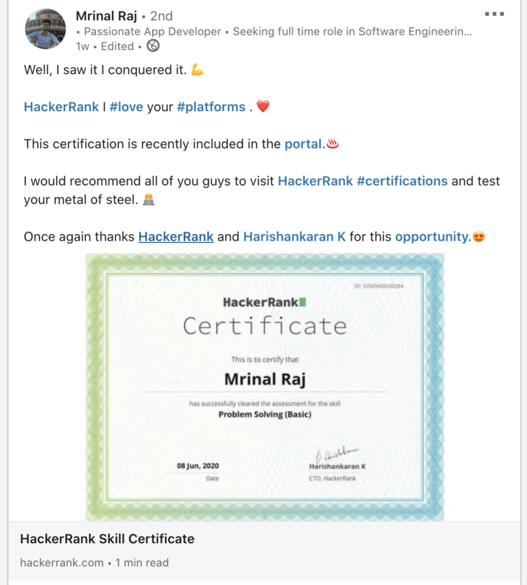 Certificates Hari weblog